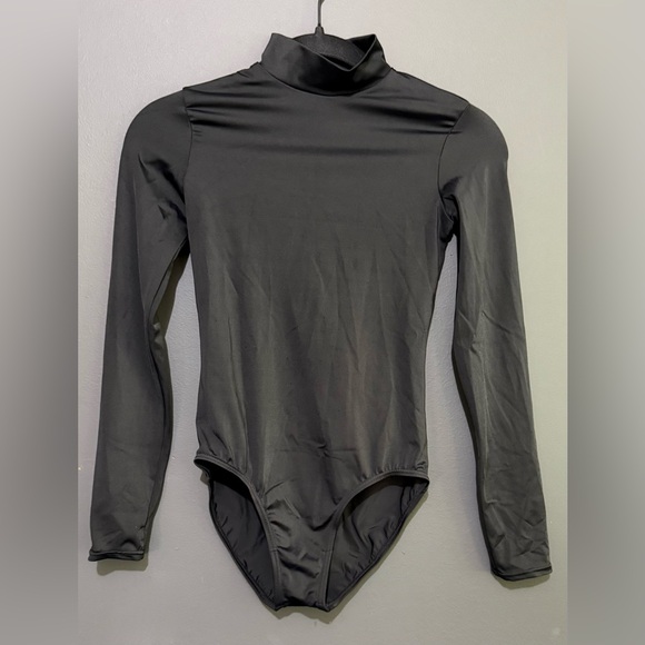 Weissman | One Pieces | Weissman Classic Black Long Sleeve Leotard ...